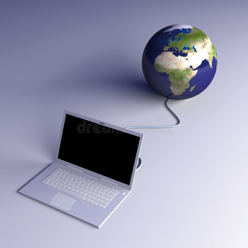 Connected World stock illustration. Illustration of technology - 14822851