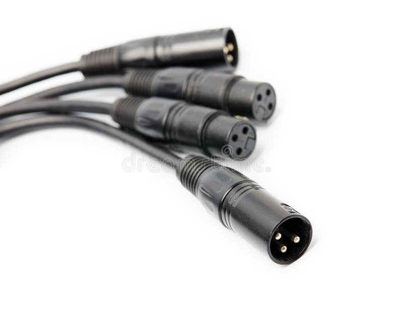 Connecteurs sonores image stock. Image du entrée, communiquez - 23077397