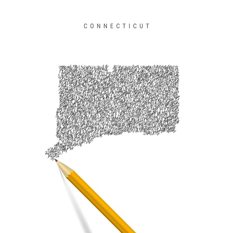 Connecticut Map Sketch Stock Illustrations – 96 Connecticut Map Sketch ...