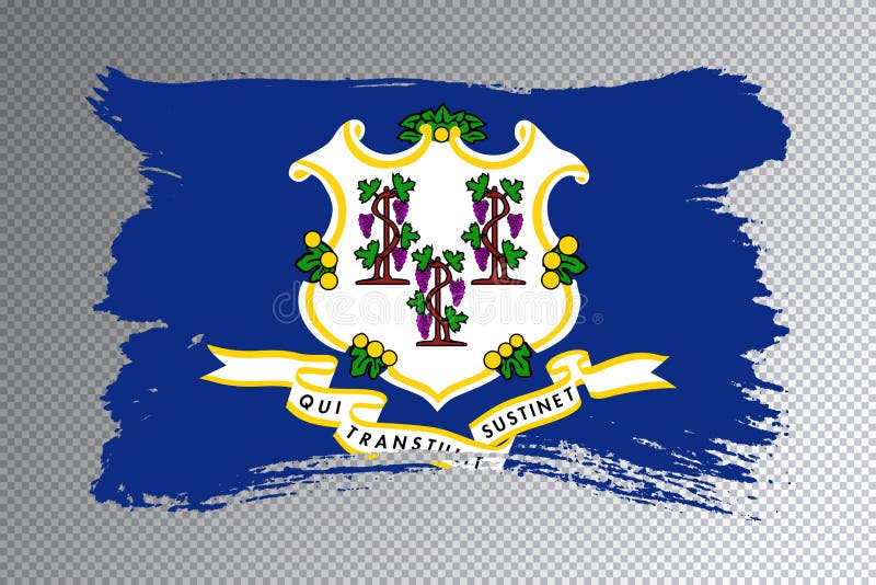 Connecticut State Flag, Connecticut Flag Stock Illustration ...
