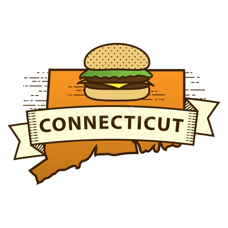 Connecticut State Map. Vector Illustration Decorative Design Stock ...
