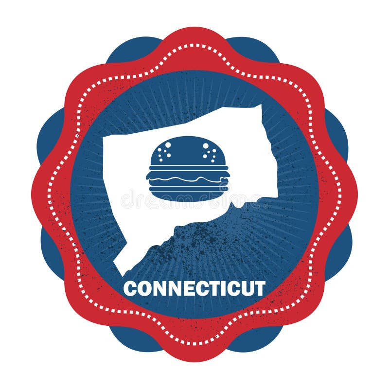 Connecticut State Map. Vector Illustration Decorative Design Stock ...