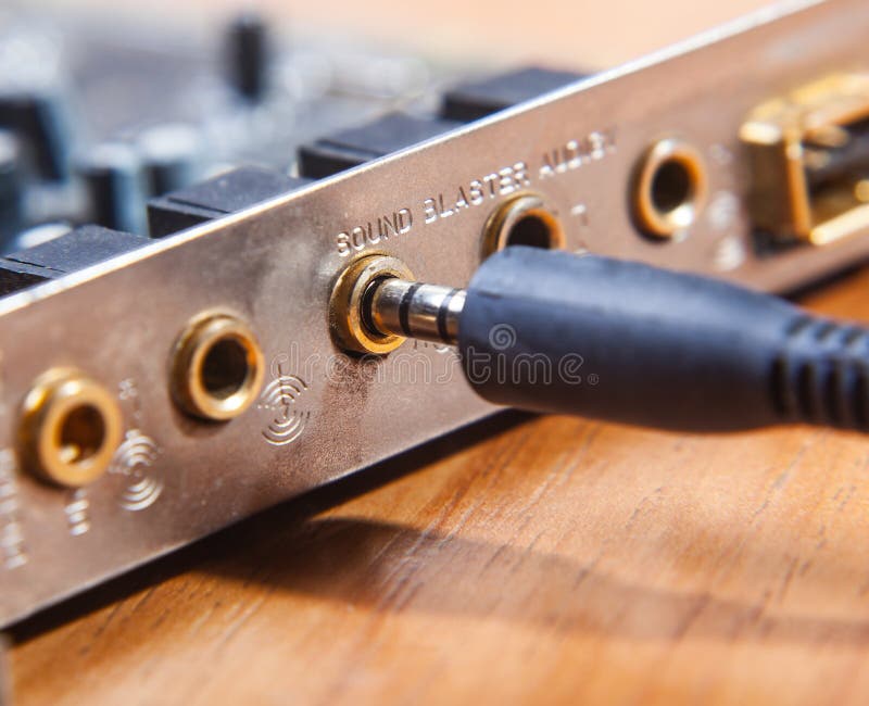 Audio visual sockets. stock photo. Image of equipment - 14671408