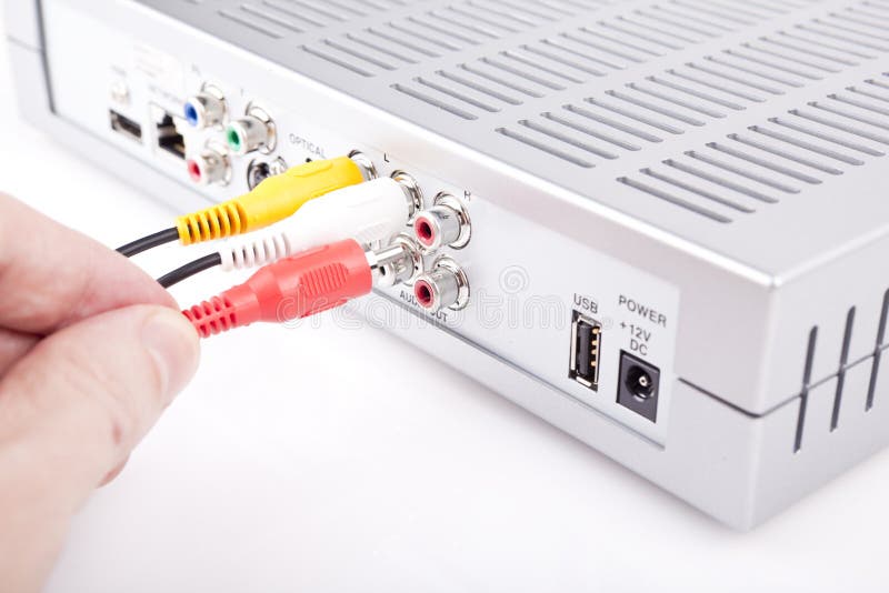 Connecting Av Cables Stock Photos - Free & Royalty-Free Stock Photos ...