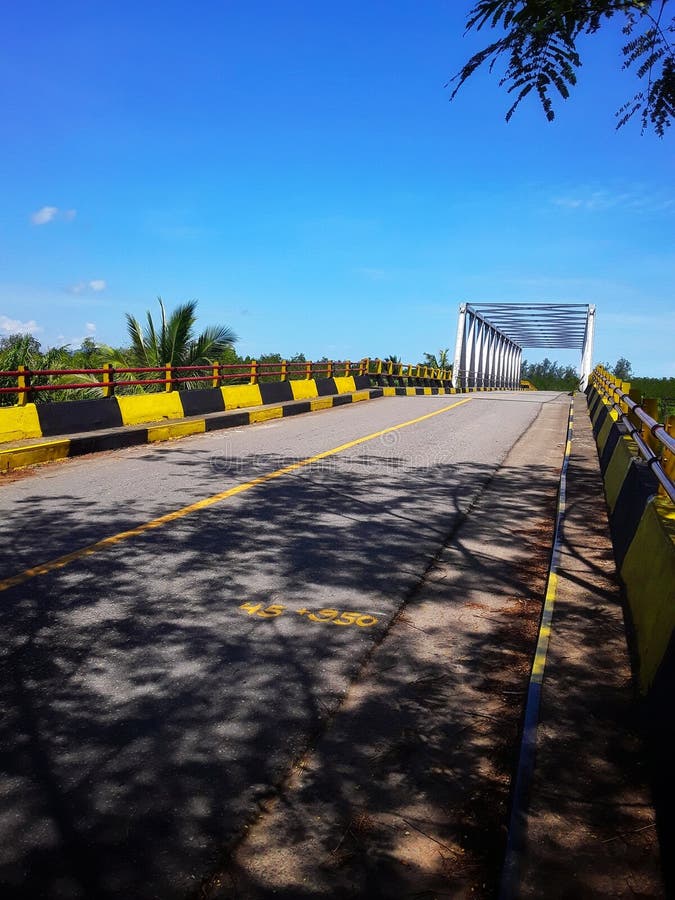 Connecting Bridge for Community Activities Stock Image - Image of ...