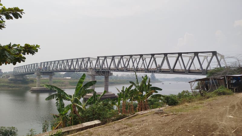 Connecting bridge stock image. Image of pier, bridge - 366170223