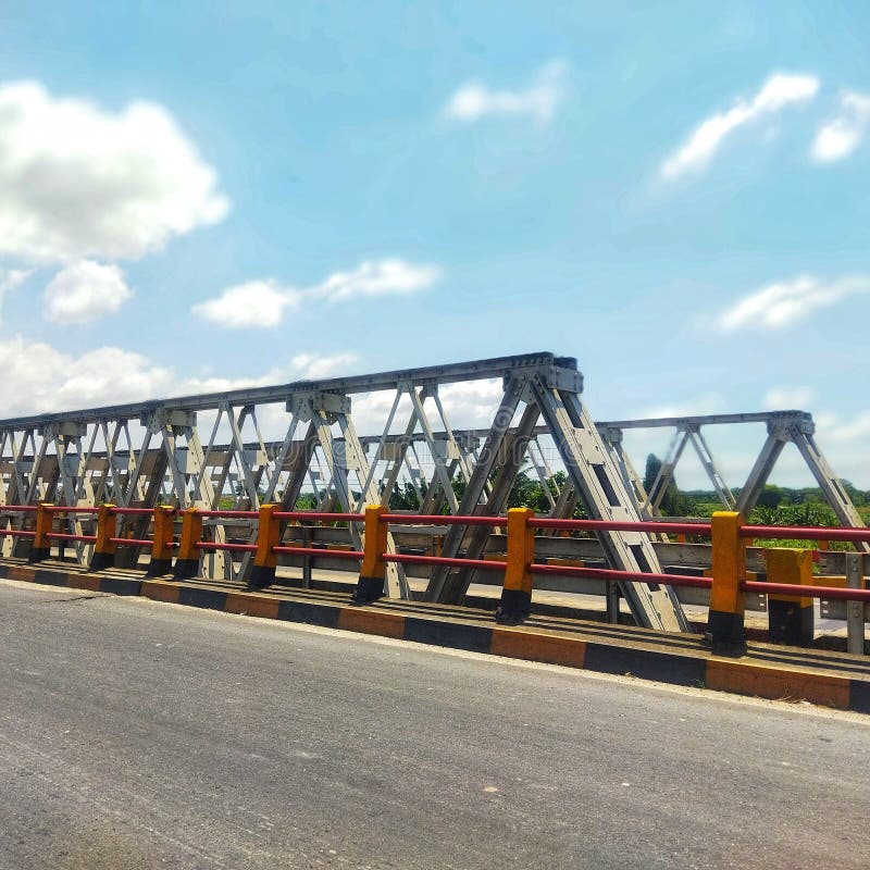 Connecting Bridge for Motorized Vehicles Stock Photo - Image of railway ...