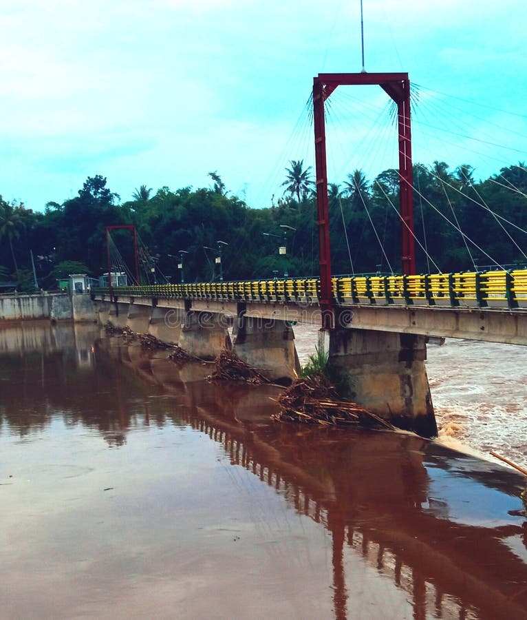 The Connecting Bridge between the Two Villages that Divides the Breadth ...