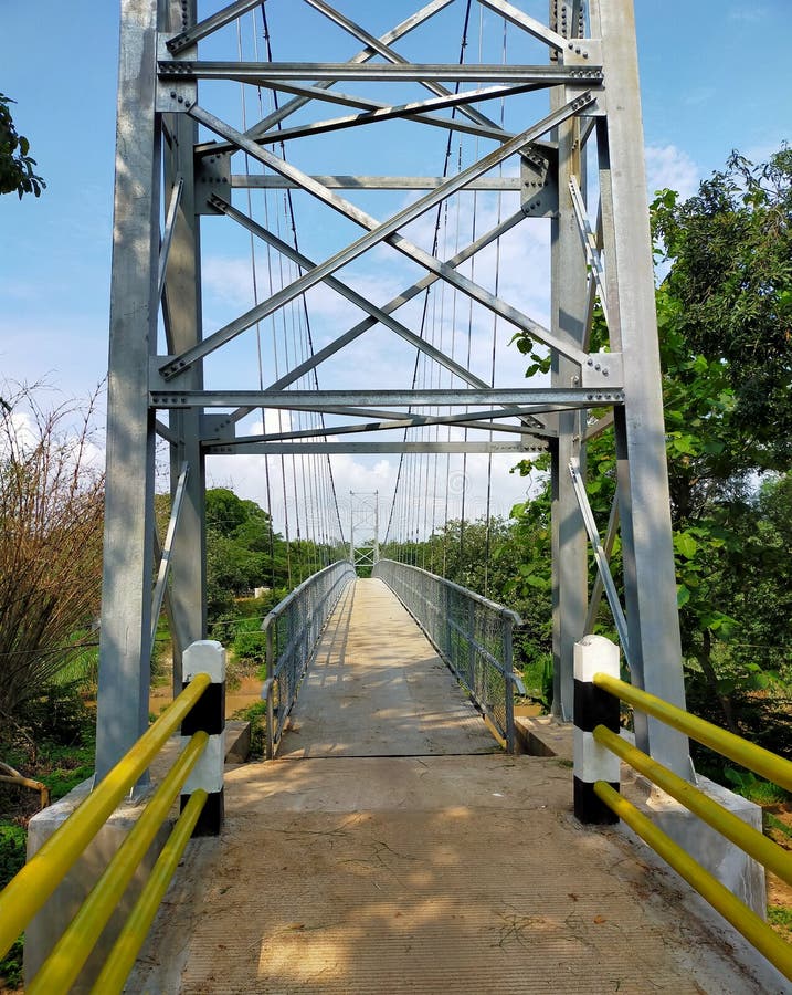 Connecting Bridges between Villages and Districts Stock Photo - Image ...