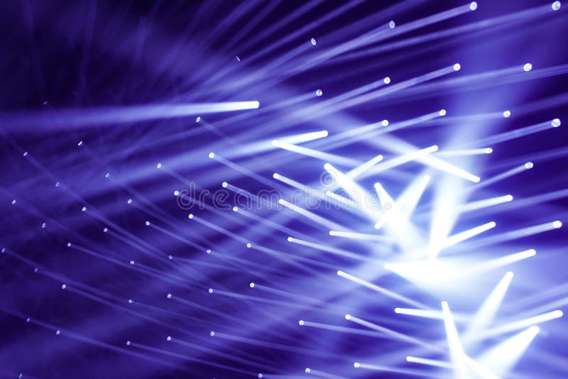 Connecting Bright Blue Rays of Light, Abstraction. Abstract Stock Photo ...