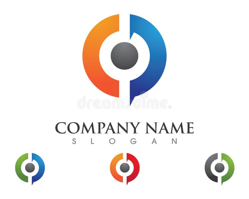 Connecting Concept Logo Template Stock Vector - Illustration of ...