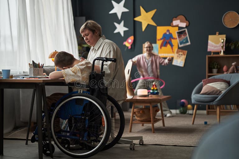 Connecting through Creative Arts in Inclusive Classroom Stock Image ...