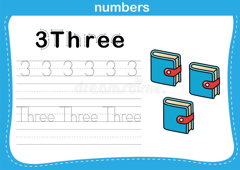 Connecting Dot and Printable Numbers Exercise for Preschool and ...