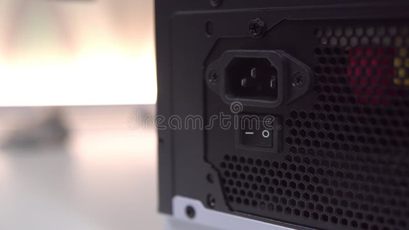 Connecting an Electrical Plug To the Power Supply Unit of a Personal ...