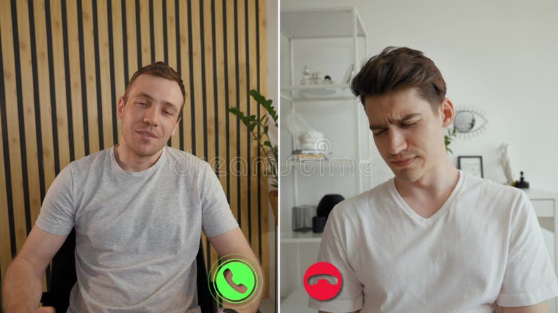 Connecting Emotions in Online and Offline Conversations Stock Video ...