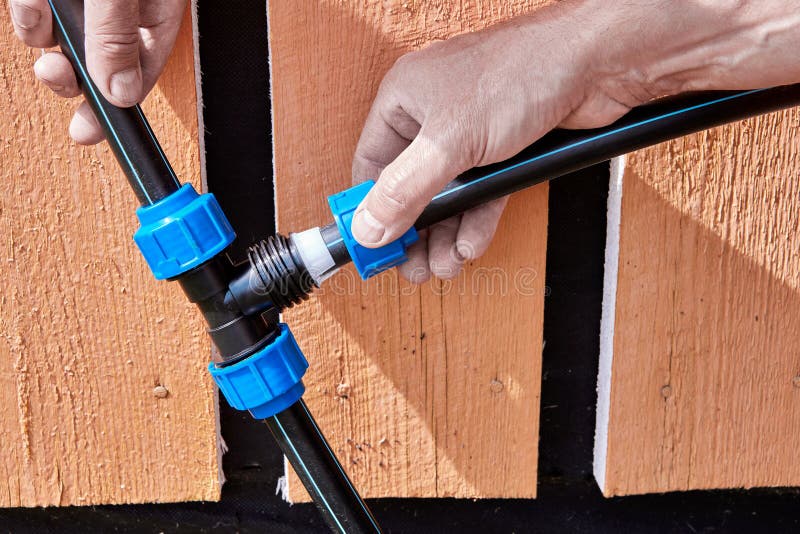 Connecting Fittings for Plastic Pipes with Threaded Compression Clamp ...