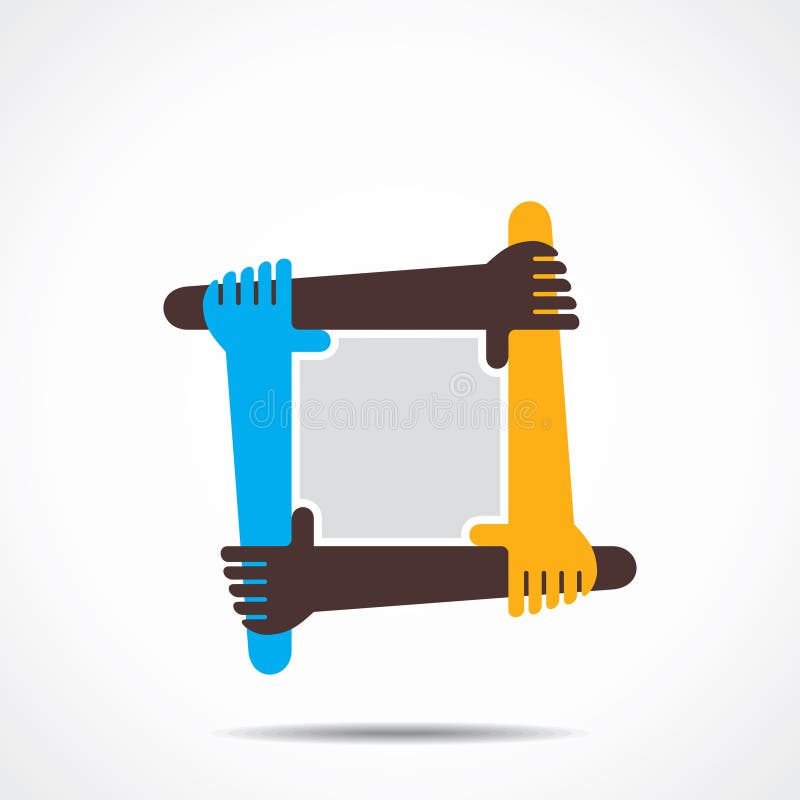 Hand frame icon concept stock vector. Illustration of adult - 33125402