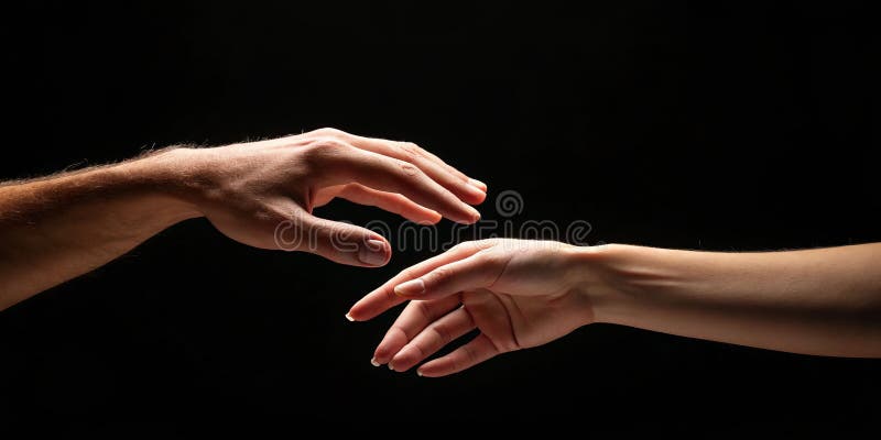 Connecting Hands for Comfort a Moment of Emotion in a Dark Environment ...