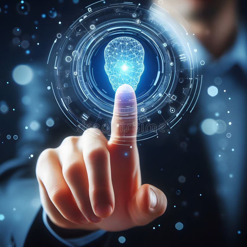 Human Hand Connecting Tech Stock Illustrations – 336 Human Hand ...