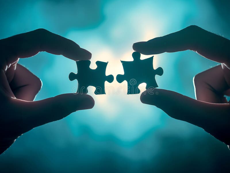 Connecting Ideas Concept stock illustration. Illustration of goal ...