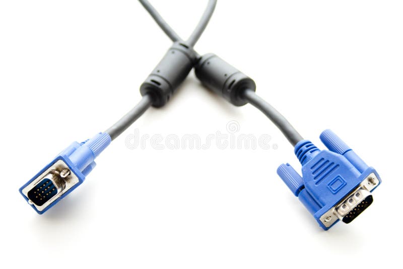 Monitor connection cable stock image. Image of accessories - 23322821