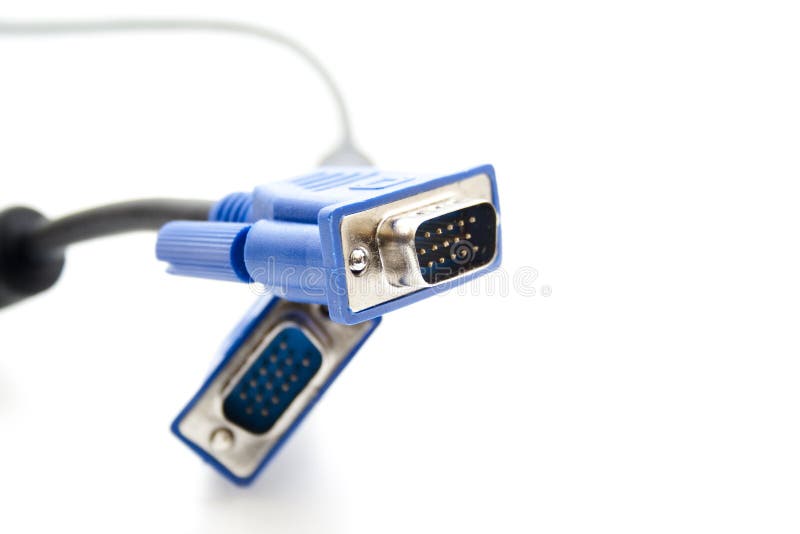 Monitor connection cable stock photo. Image of monitor - 23322808
