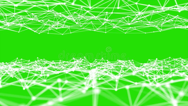 Connecting Lines And Dotsbig Data Visualization Loop Background Stock