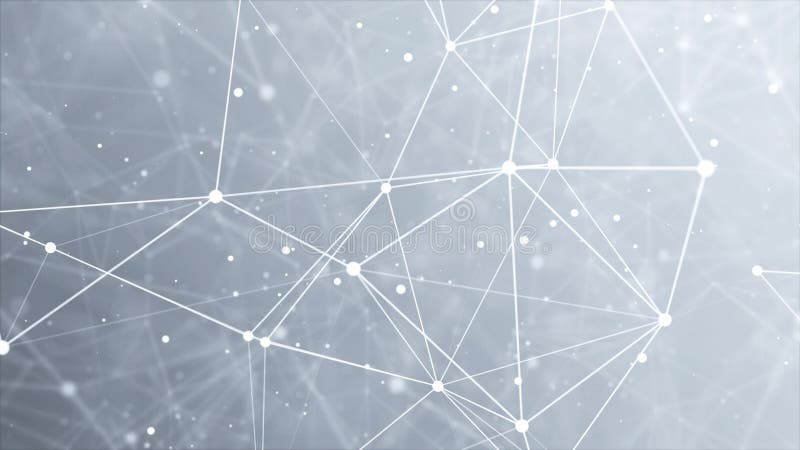 Connecting Lines And Dotsbig Data Visualization Loop Background Stock Video Video Of Clean