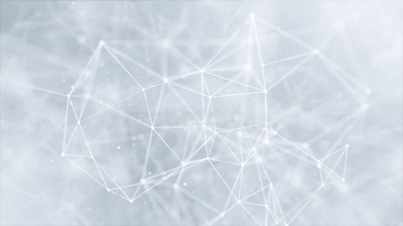 Connecting Lines And Dotsbig Data Visualization Loop Background Stock