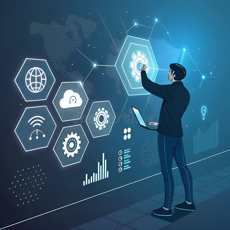 Connecting People Building Strong Networks for Success Stock ...