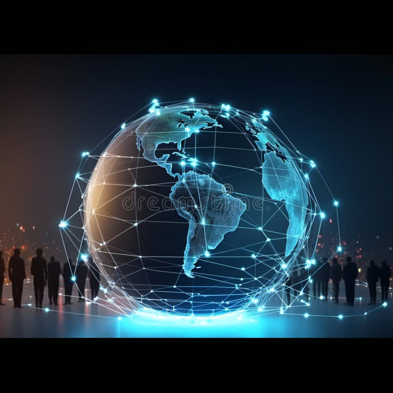 International Internet Day Concept Stock Illustration - Illustration of ...