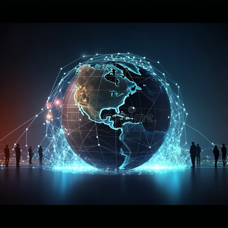 International Internet Day Concept Stock Illustration - Illustration of ...