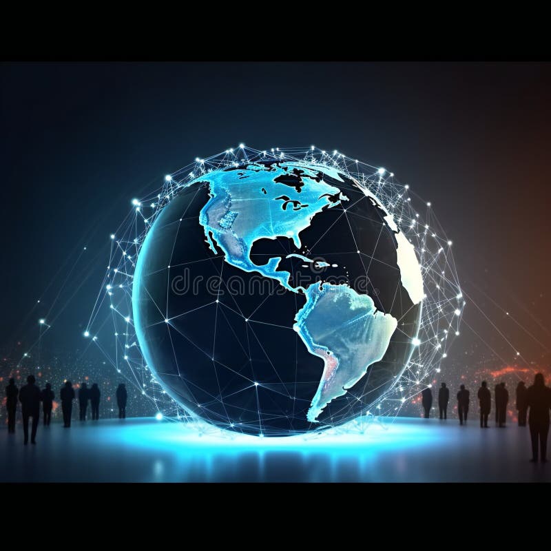 International Internet Day Concept Stock Illustration - Illustration of ...