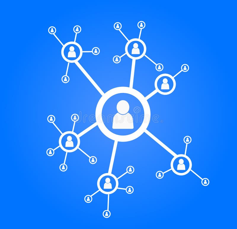 Connecting People. Social Network Concept. Vector Illustration Stock ...