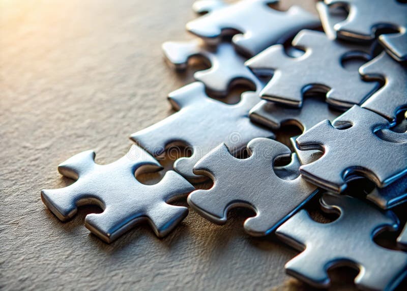 Connecting the Pieces a Gray Puzzle Image for ProblemSolving Strategy ...