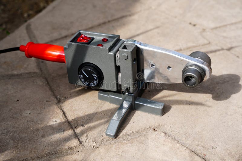 Connecting of Pipes by Melting Using Plastic Pipe Welding Machine ...