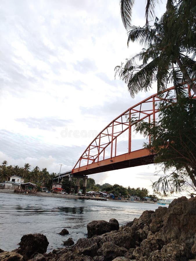 Connecting Places Bridge Seas Harmony Photo Stock Image - Image of ...