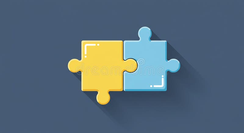 Connecting Puzzle Pieces Representing Solutions and Collaboration Stock ...