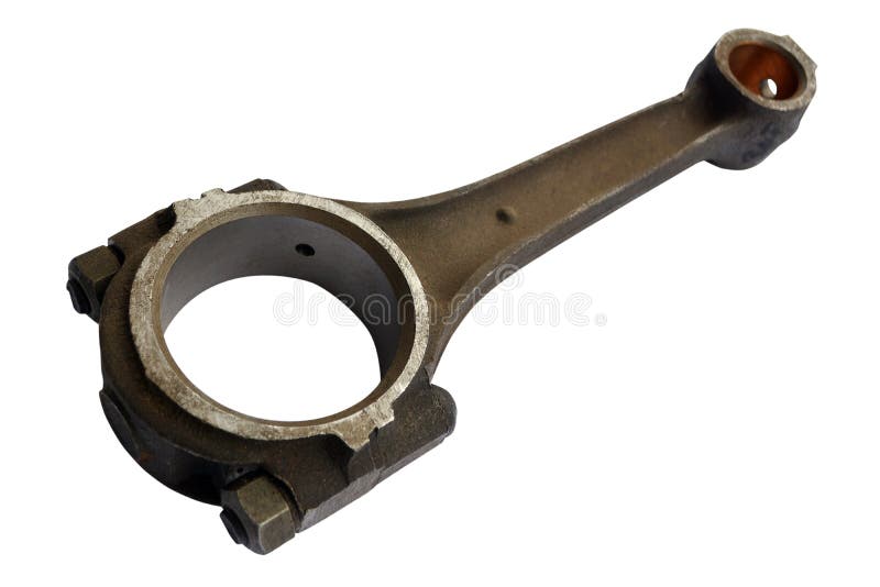 Connecting rod from a car stock photo. Image of element - 115494162