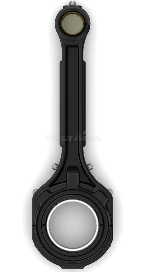 The Connecting Rod of an Internal Combustion Engine Stock Illustration ...