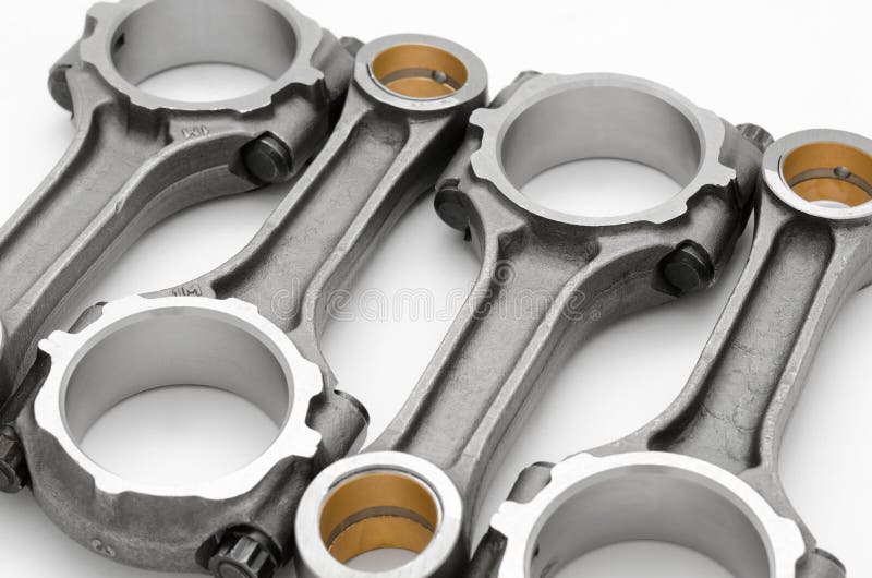 Connecting Rods - Auto Spare Parts Stock Photo - Image of technical ...