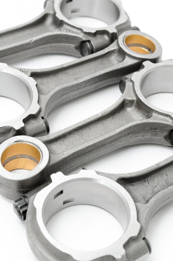 Connecting Rods - Auto Spare Parts Stock Photo - Image of parts ...