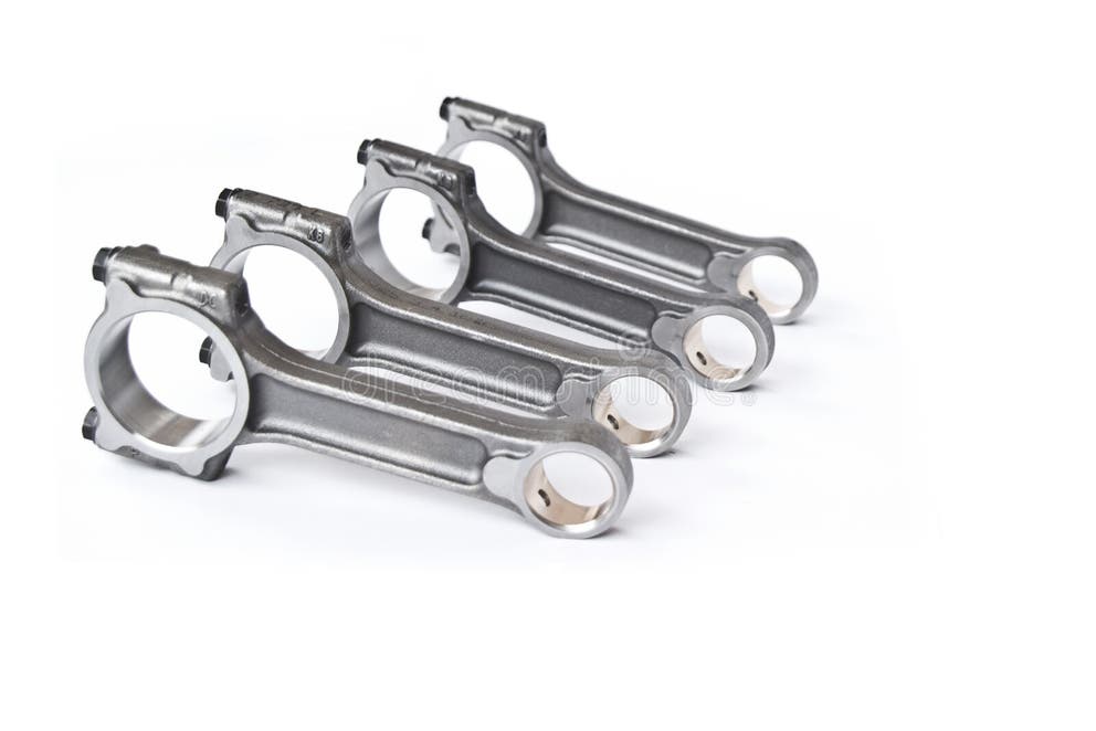 Automotive connecting rods stock photo. Image of power - 49857532