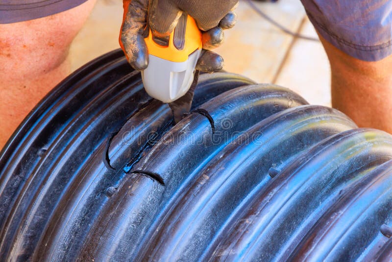 Connecting Sanitary Pipe To Black Plastic Polypropylene Pipe by ...