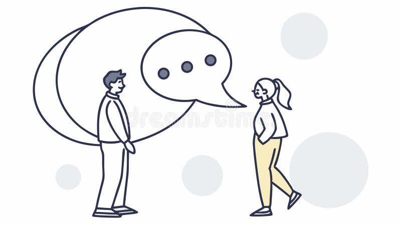 Connecting Speech Bubbles, Dialogue and Relationship, Vector Design ...