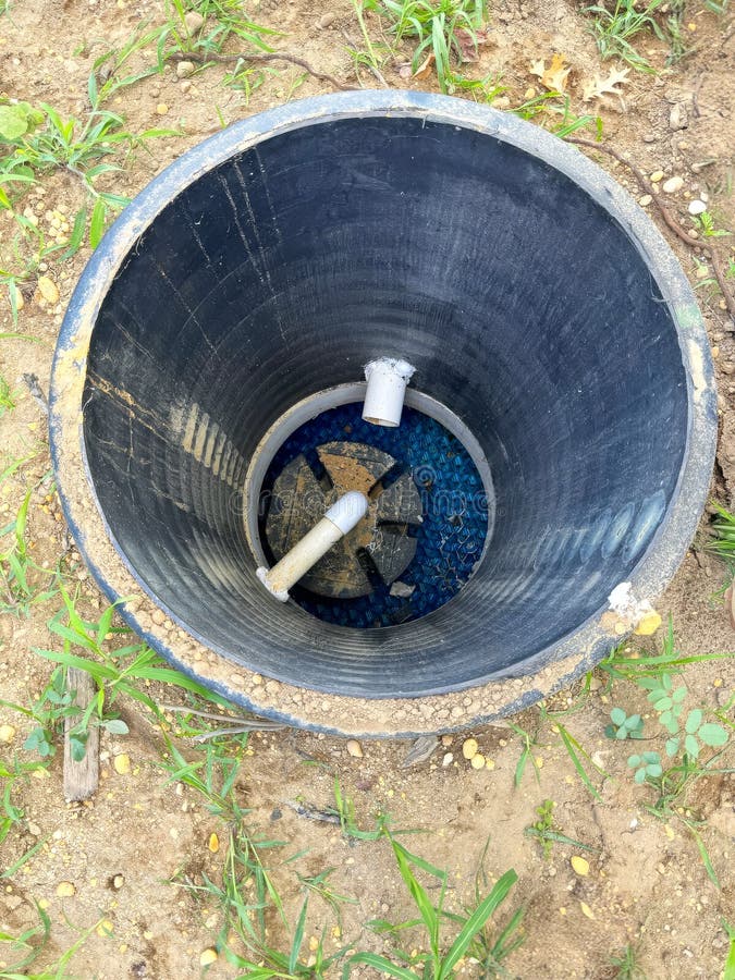 Connecting Supply Pump To a Artesian Water Well Stock Image - Image of ...