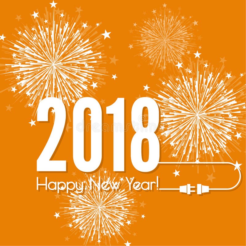 Connecting to new year. stock vector. Illustration of design - 102496042
