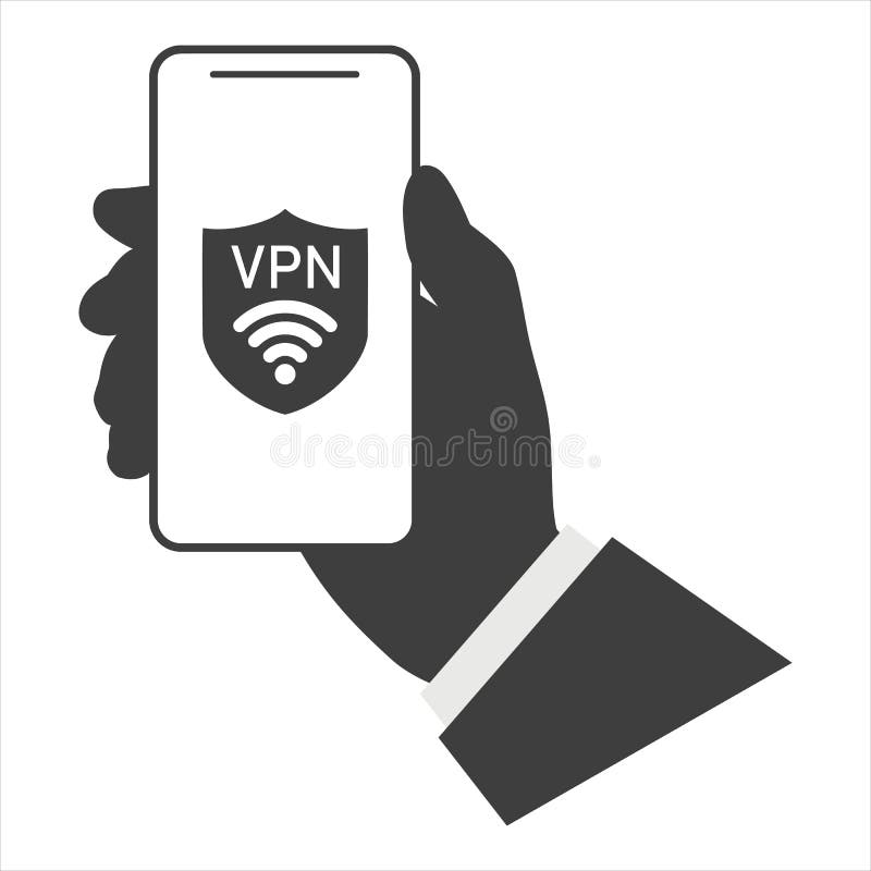 VPN - Virtual Private Network Icon. Simple Shield with Wi-fi Symbol ... VPN - Virtual Private Network Icon. Simple Shield with Wi-fi Symbol ...