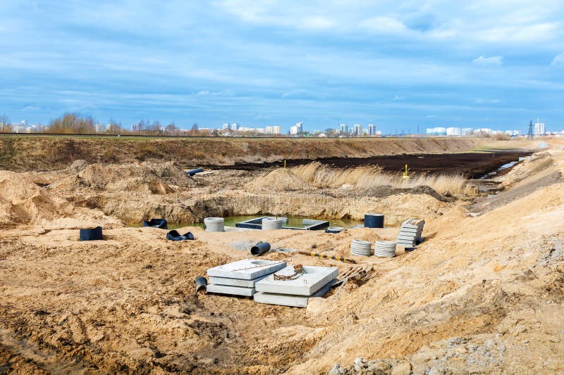 Connecting a Trench Drain To a Concrete Manhole Structure at ...