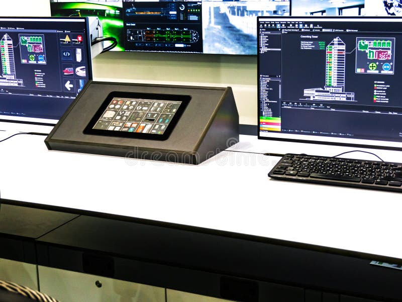 Centralized Utility Monitoring in Smart Cities Stock Photo - Image of ...